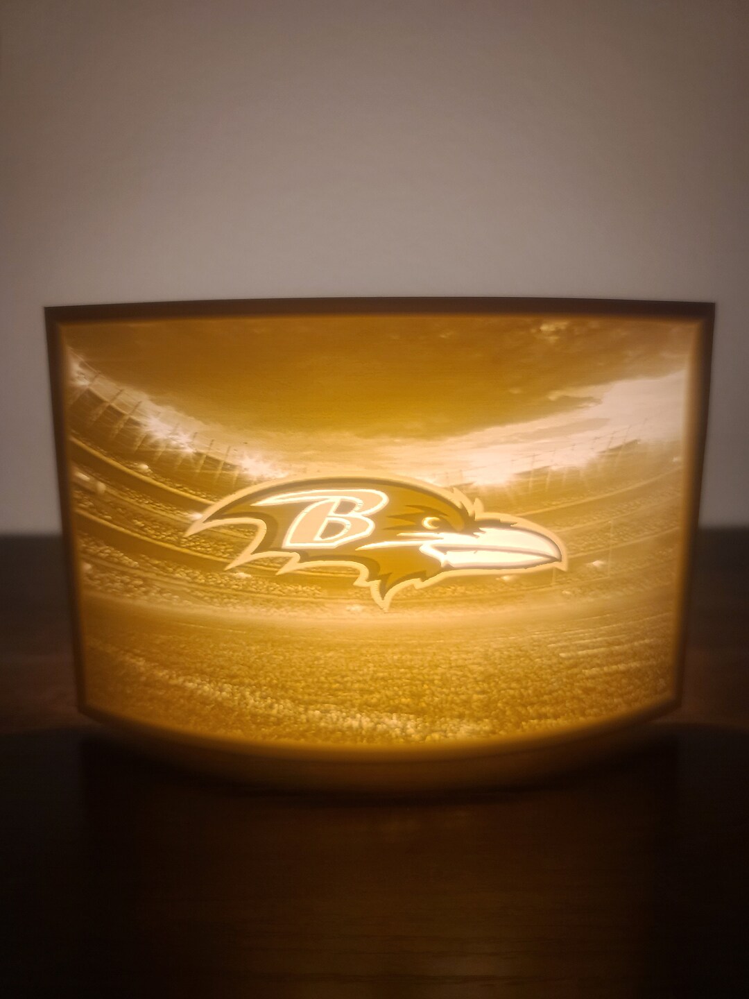 NFL Baltimore Ravens Custom Light Raven Fan Birthday Gift Lithophane ...