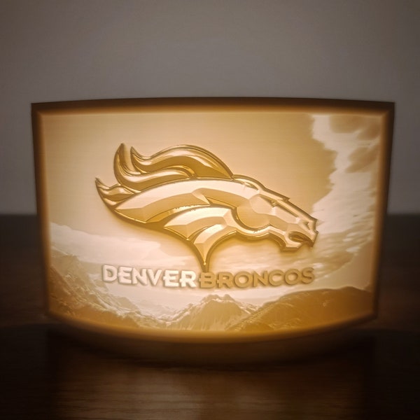 Denver Broncos Sign - Etsy