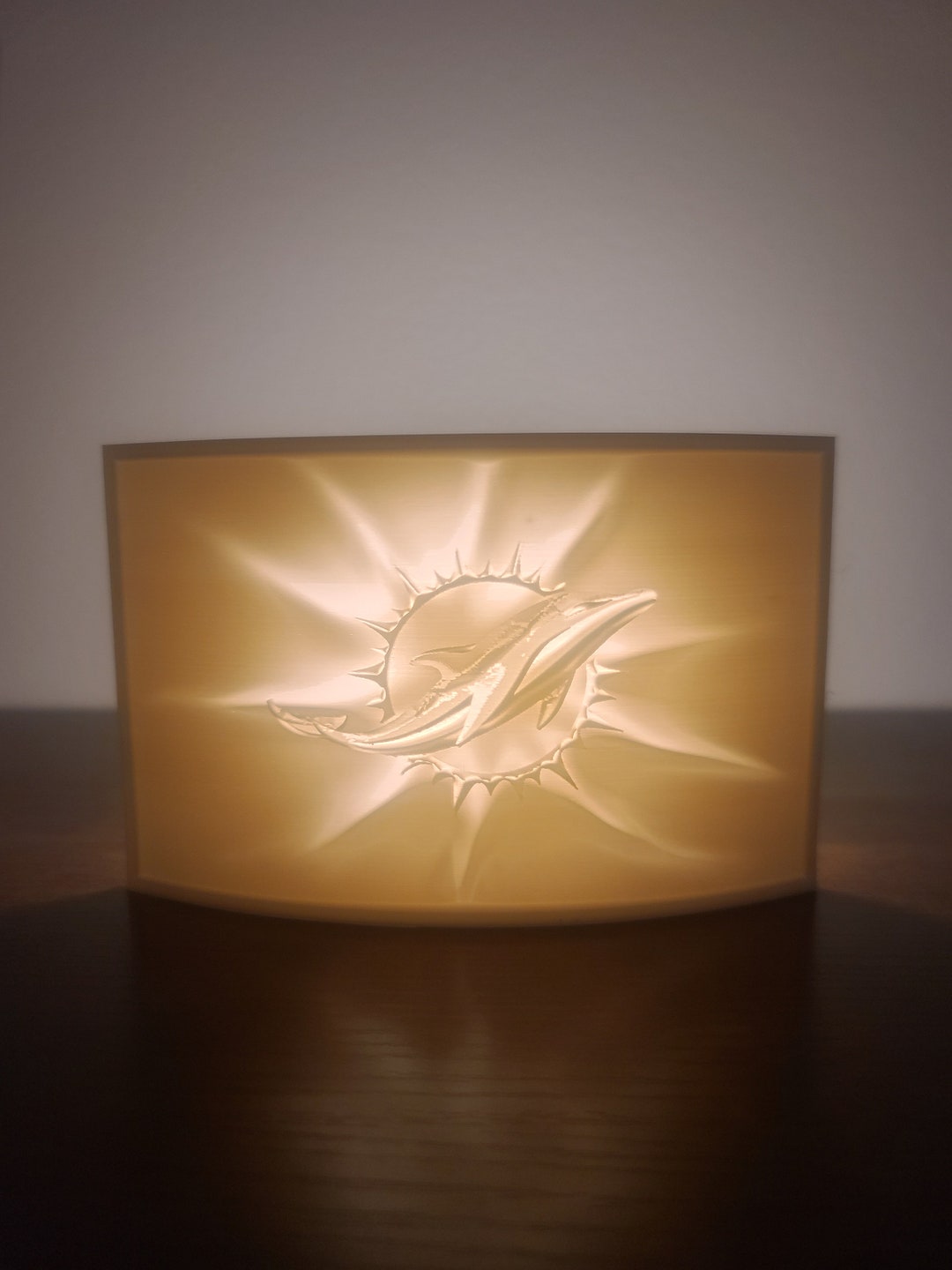 NFL Miami Dolphins Custom Light Dolphin Fan Birthday Gift Lithophane ...