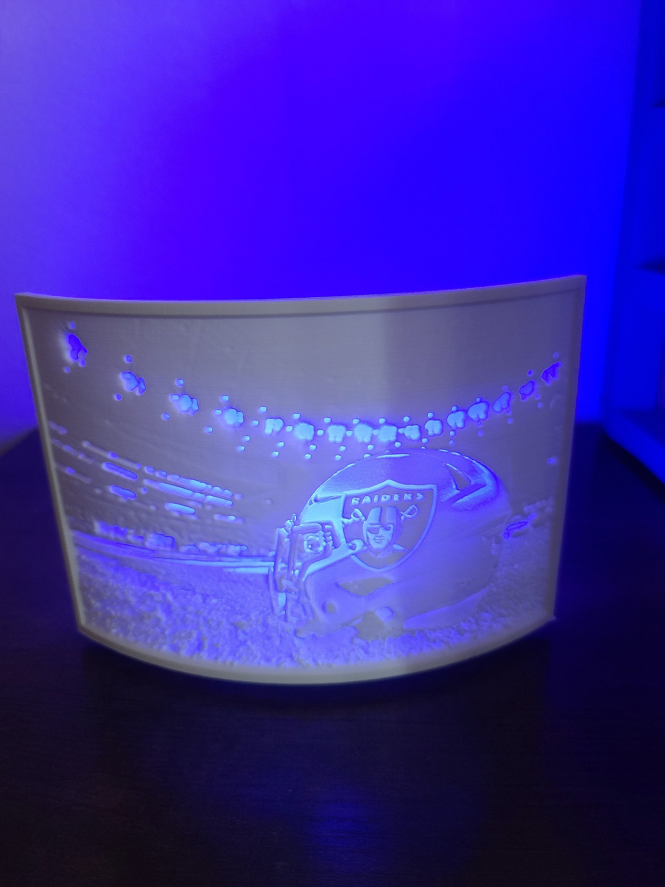 NFL Las Vegas Raiders Custom Light Raider Fan Birthday Gift Lithophane ...