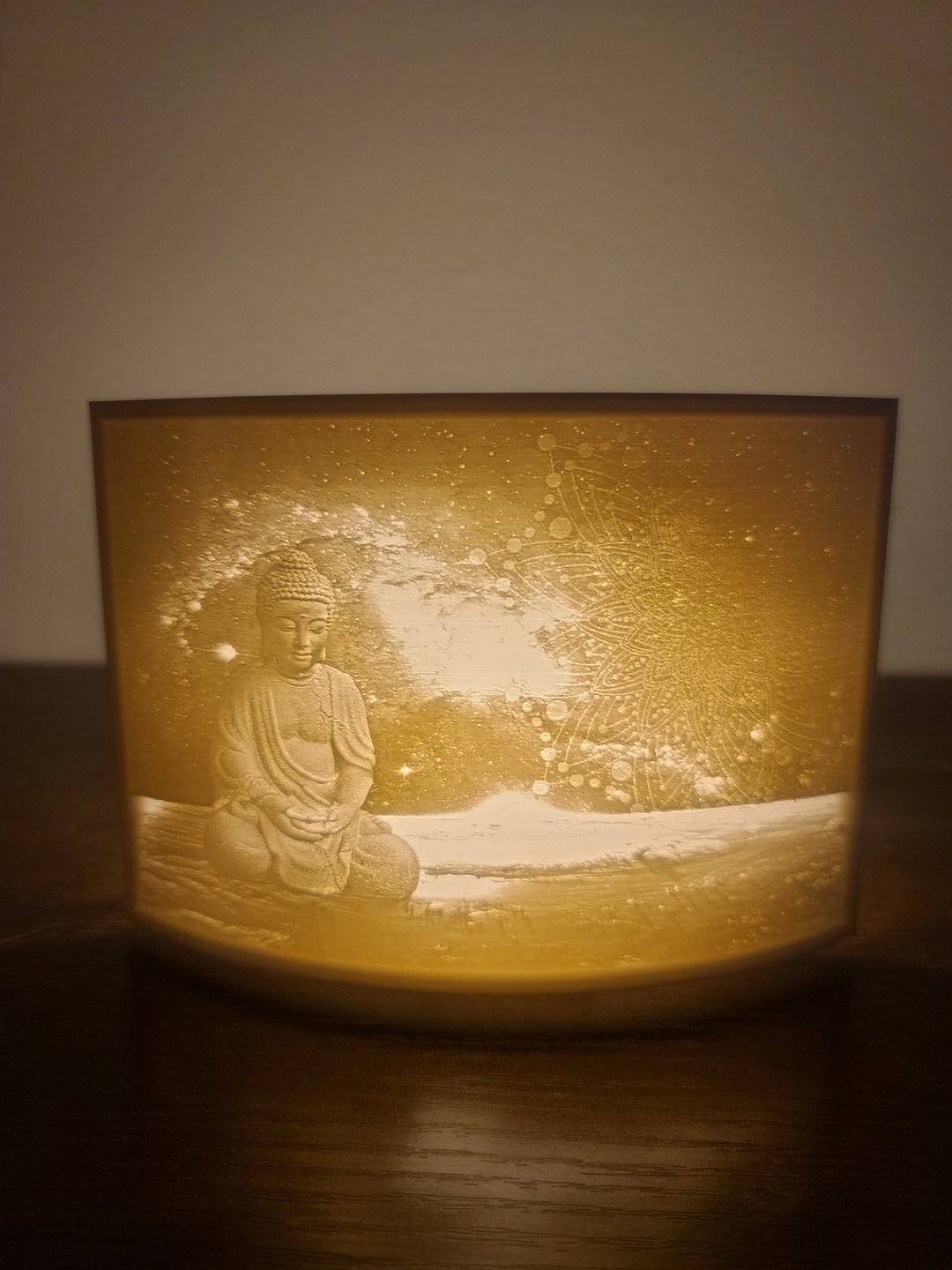 Ambient Meditation Buddha Light Yoga Custom Night Light Personalized ...