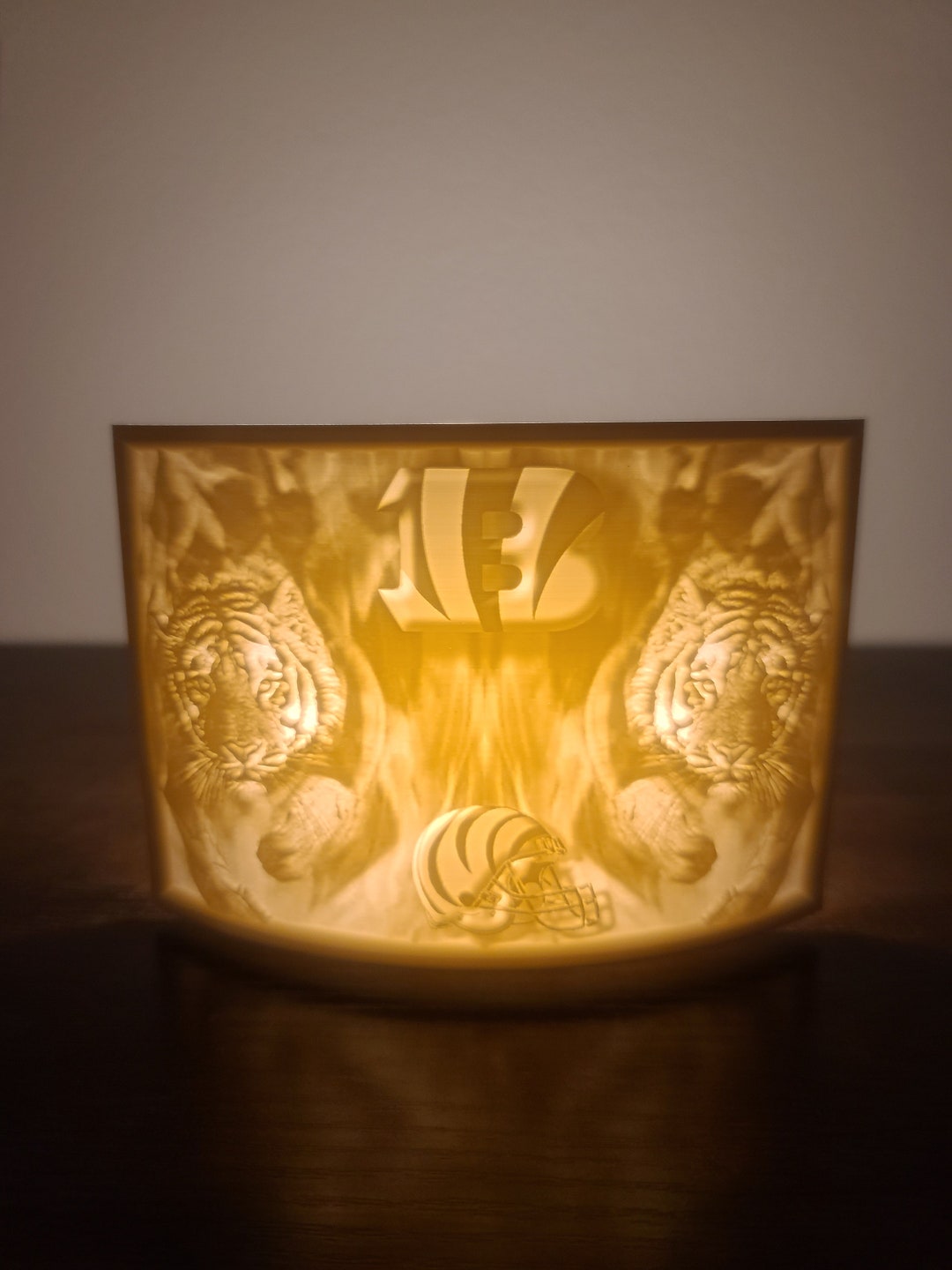 NFL Cincinnati Bengals Custom Light Bengal Fan Birthday Gift Lithophane ...