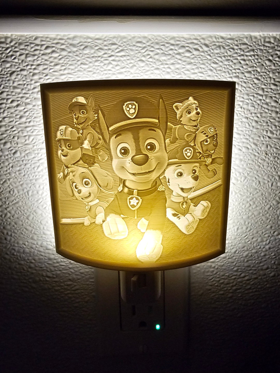 Custom Paw Patrol Night Light Custom Light up Sign Custom Birthday Gift ...