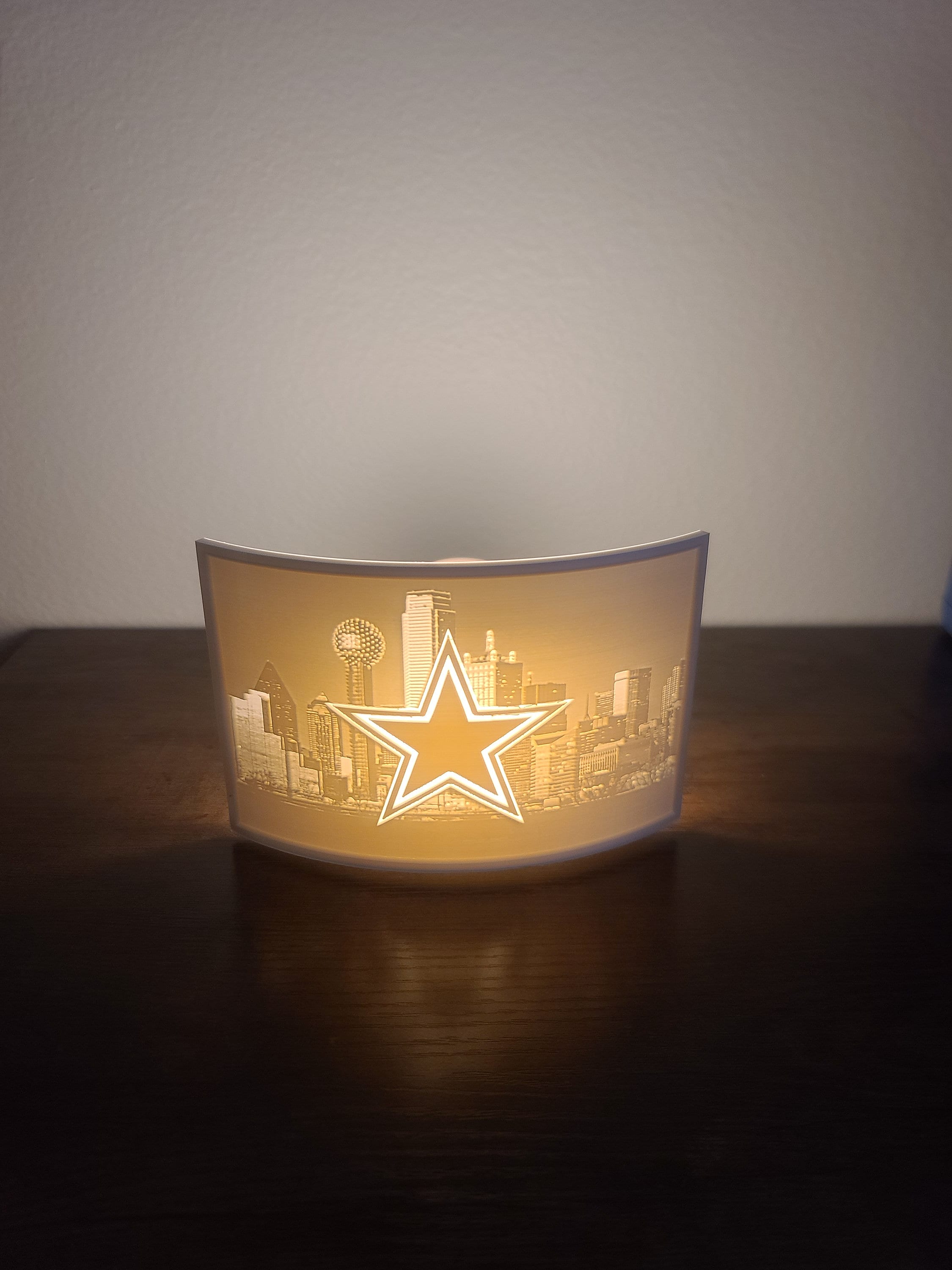 NFL Dallas Cowboys Custom Light Cowboy Fan Birthday Gift Lithophane ...