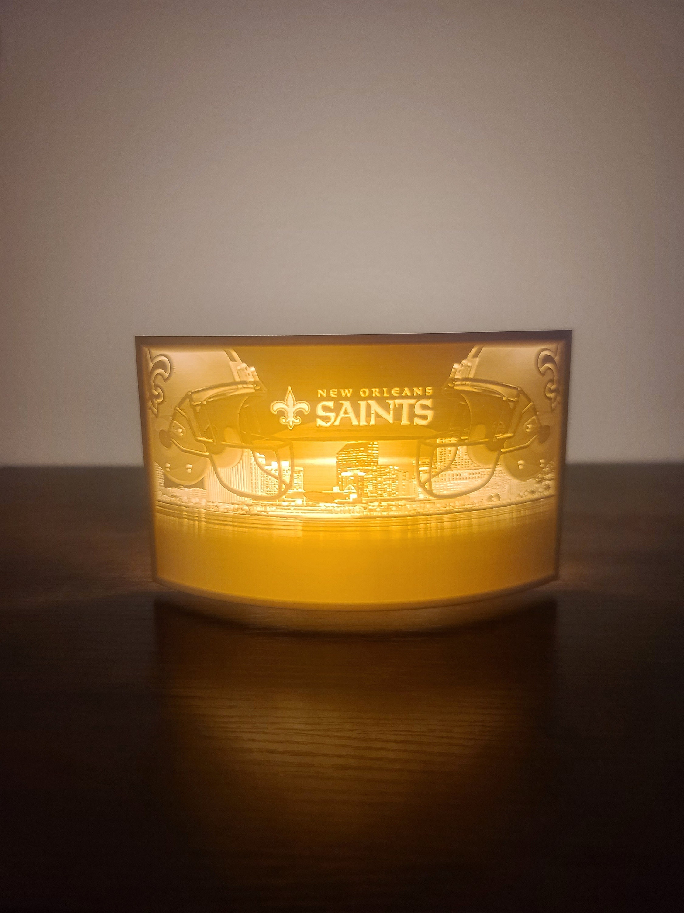 NFL New Orleans Saints Custom Light Gift for Saint Fan NFL Saints ...