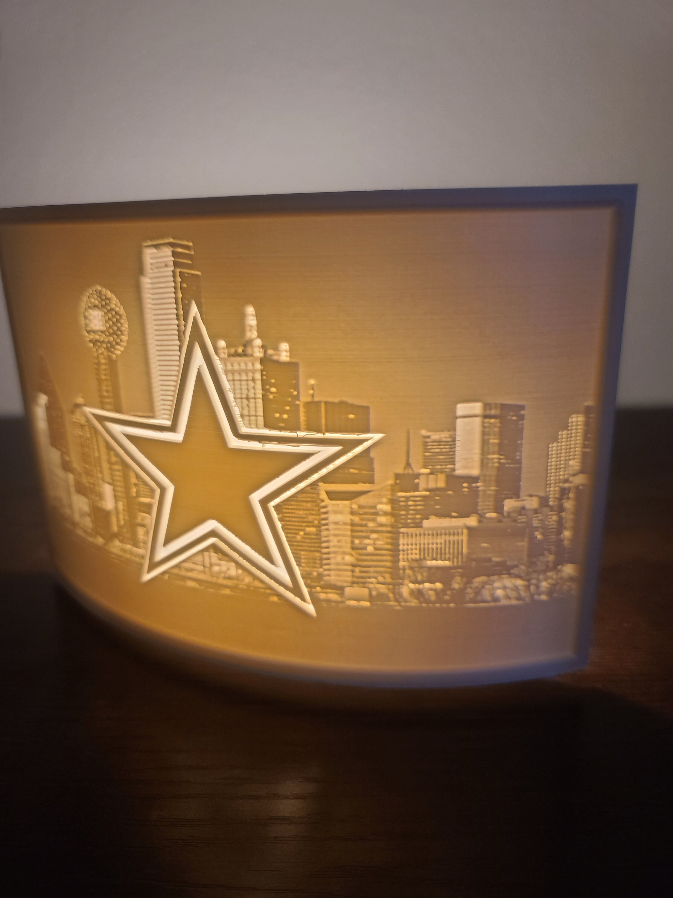 NFL Dallas Cowboys Custom Light Cowboy Fan Birthday Gift Lithophane ...