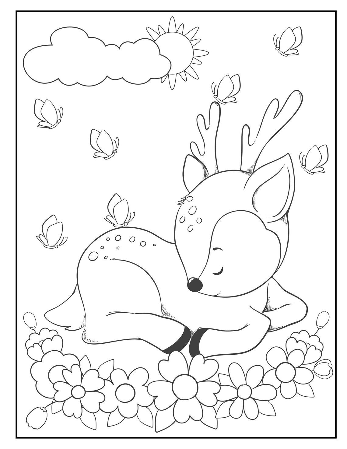 Coloring Pages for Kids/digital/ Instant Download - Etsy