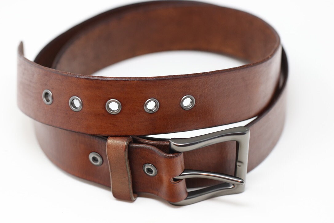 Men's Wide Leather Belt-thick Leather Belt-gift for Any Occasion ...