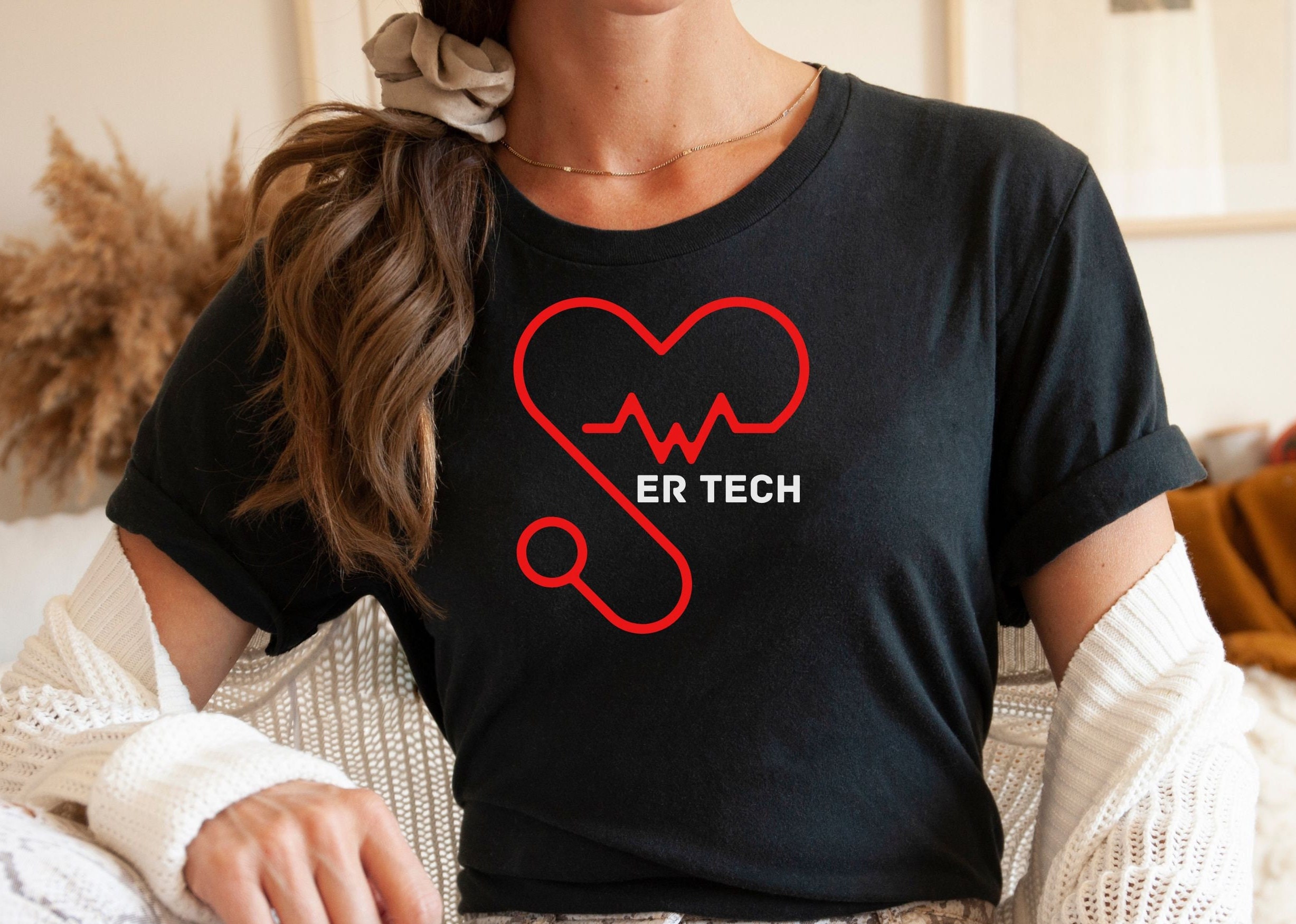 ER Tech Shirt, Emergency Department Technician Tshirt, Emergency Room ...