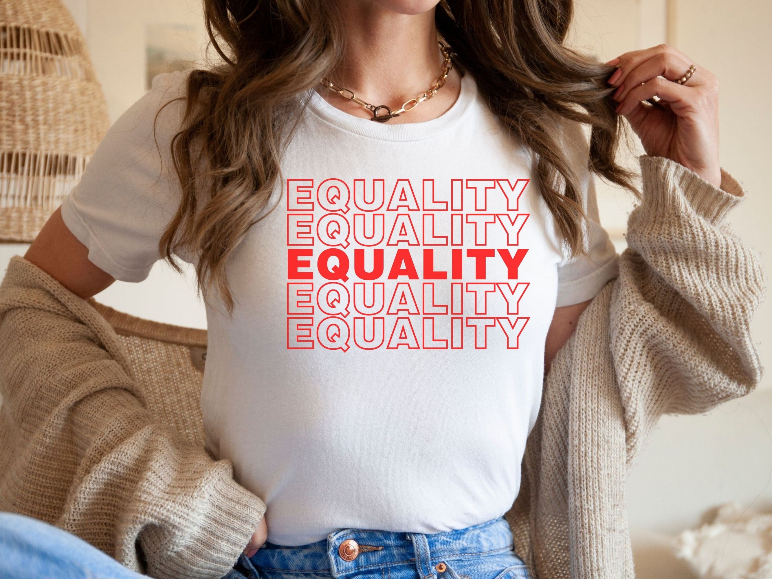 Equality T-shirt, Equality for Women Shirt, Feminist T-shirt, Feminism ...
