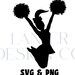Cheerleading SVG, Cheer SVG, Flyer Clipart Image, Sublimation, Cut File ...