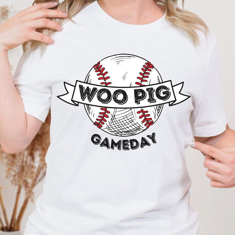 Arkansas SVG Razorback Baseball Woo Pig Sooie Baum Hogs - Etsy