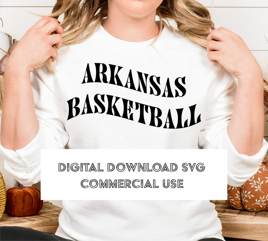 Arkansas SVG, Razorback, Basketball, Digital Download, Commercial Use ...
