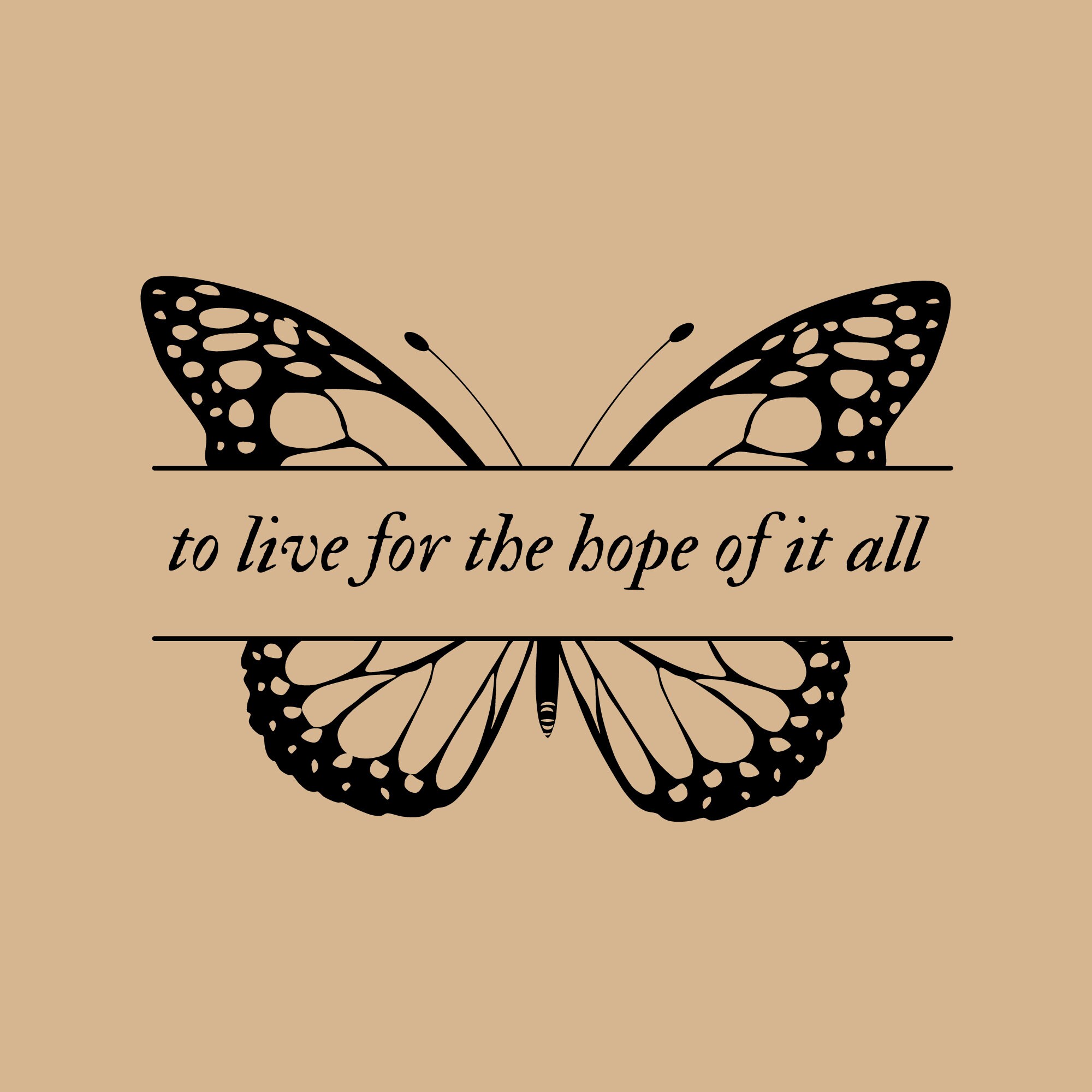 To Live For The Hope Of It All August Taylor Swift Folklore Sticker For