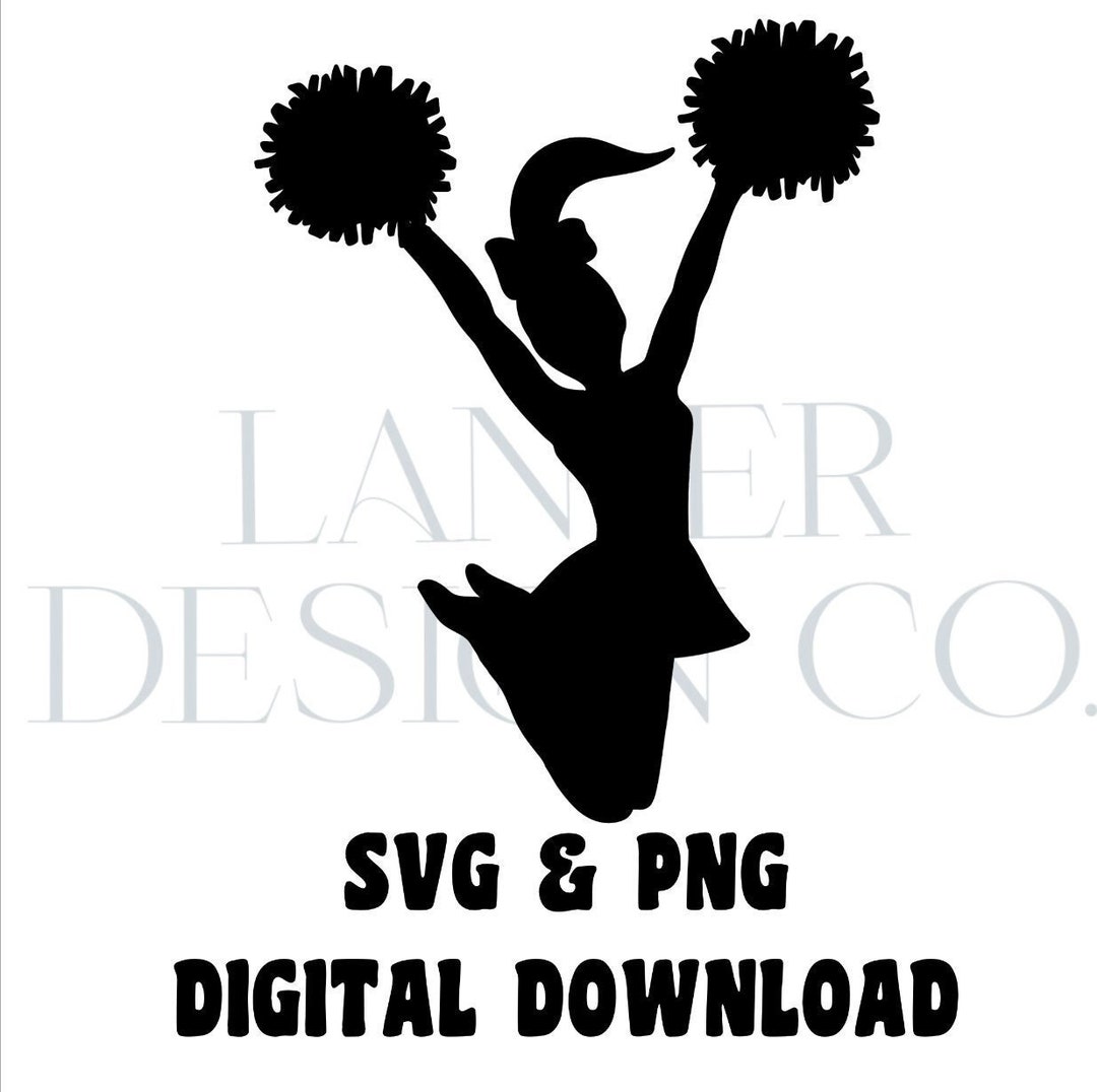 Cheerleading SVG, Cheer SVG, Flyer Clipart Image, Sublimation, Cut File ...