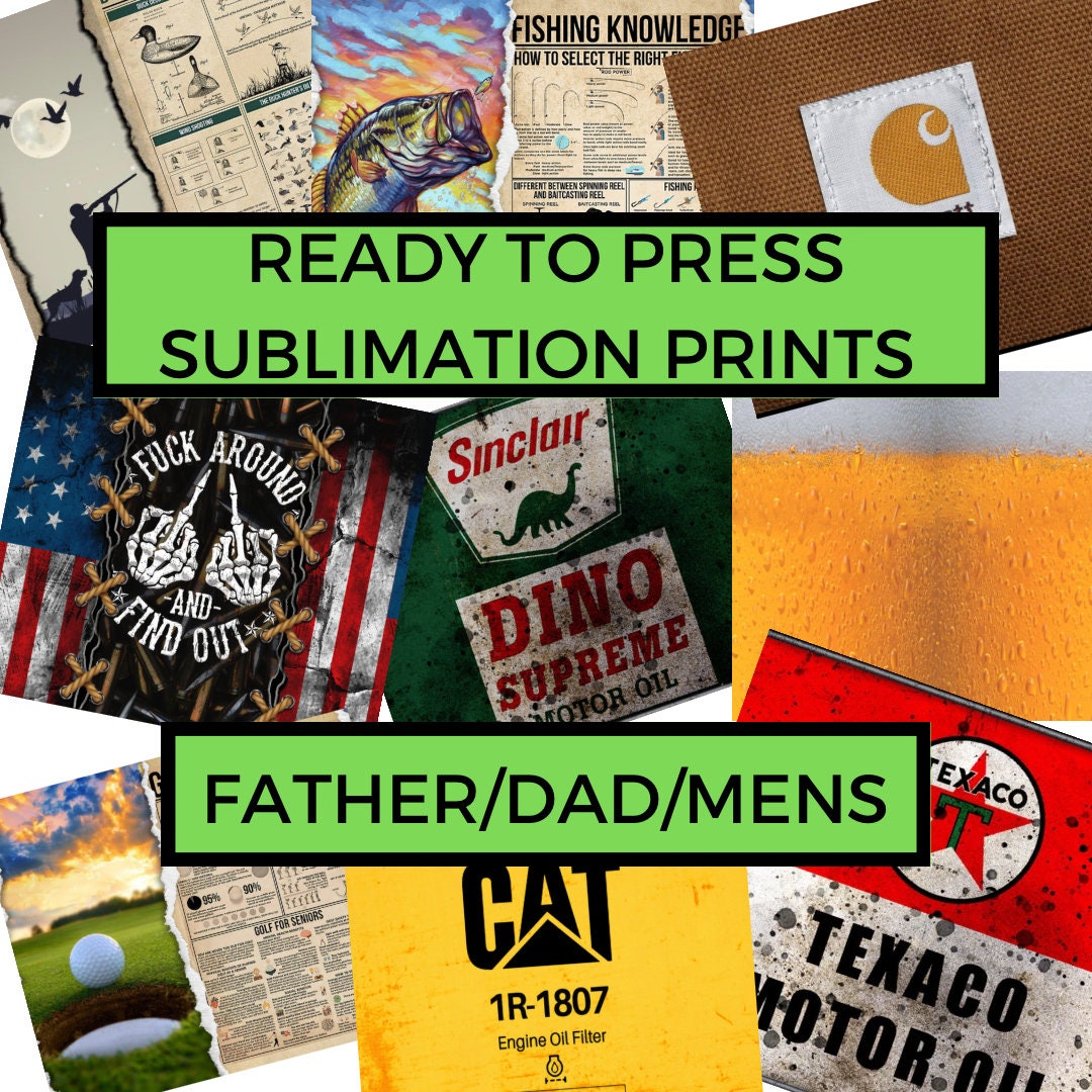 10 Random 20oz Sublimation Tumbler Print Mens Fathers Day - Etsy