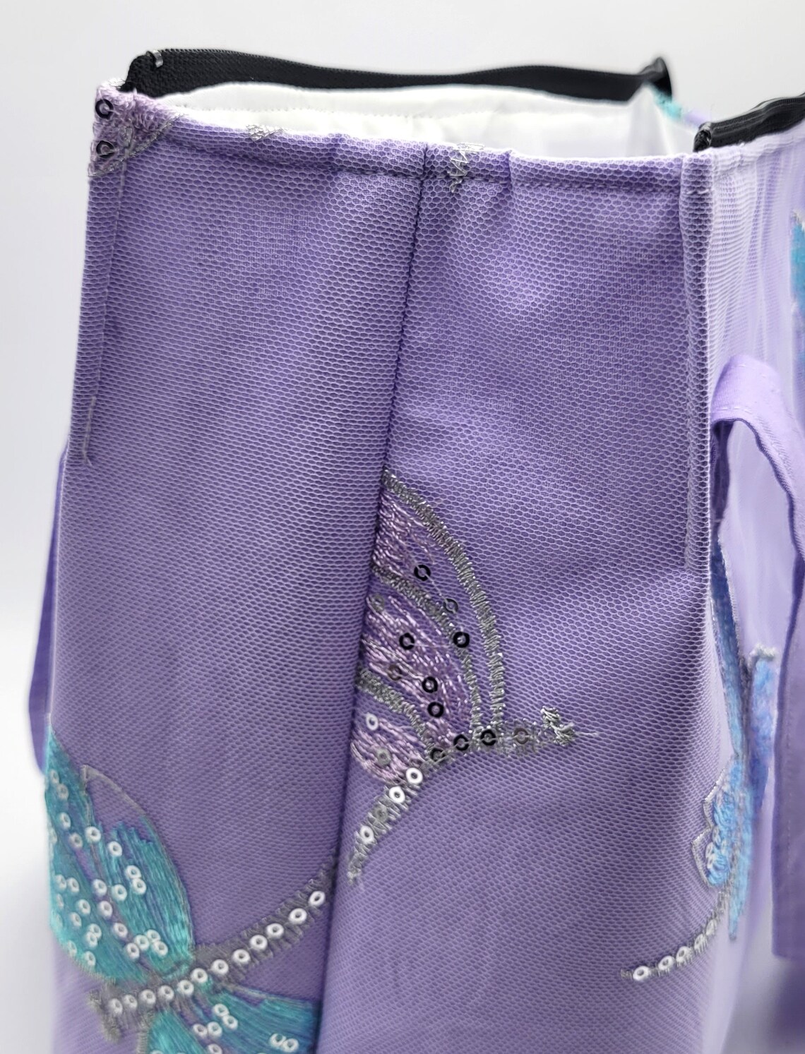 Lavender Dragonfly Mini Tote Bag/pocketbook - Etsy