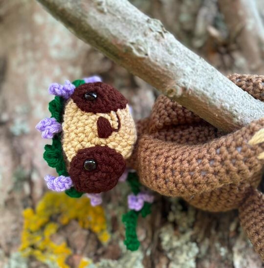 Susanna the Baby Sloth - Cute Amigurumi Sloth Crochet Pattern - Baby ...
