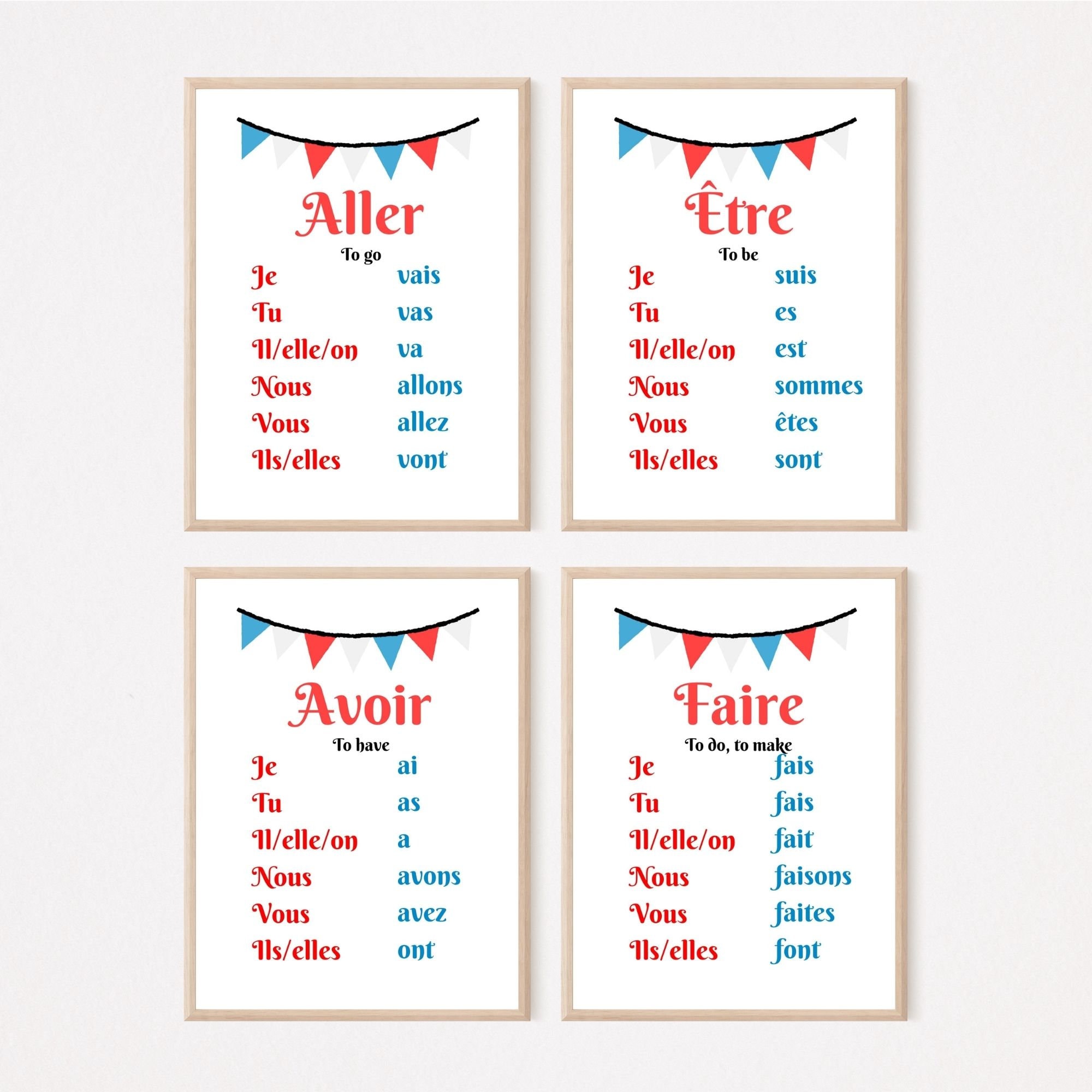 French Irregular Verb Posters, French Classroom Decor, Language ...