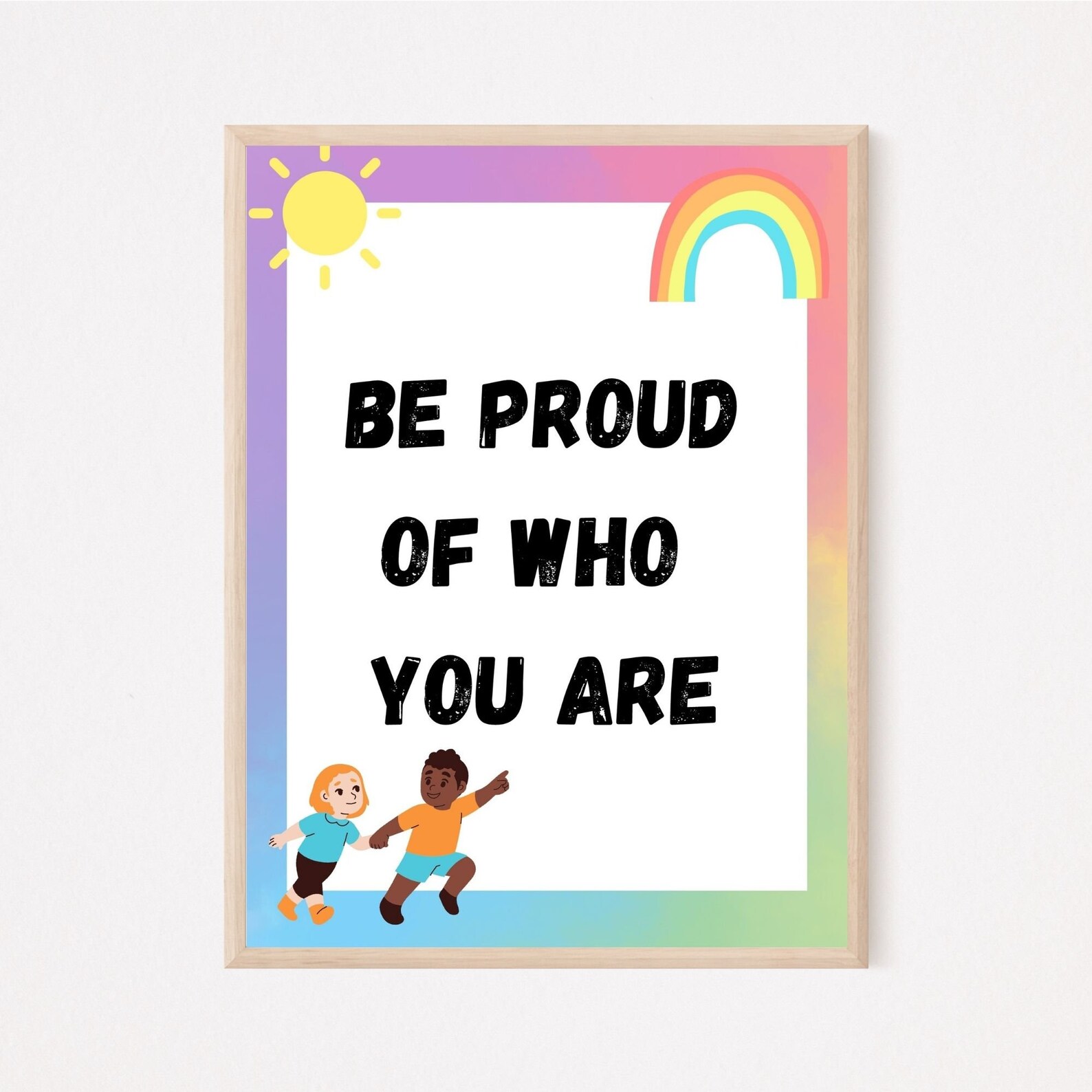 Inclusive Classroom Poster Set of 4, Inclusive Wall Art, Diversity Art ...