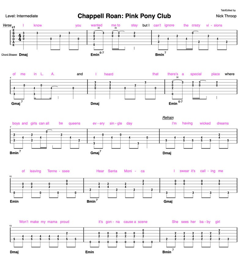 Chappell Roan - Pink Pony Club - Etsy