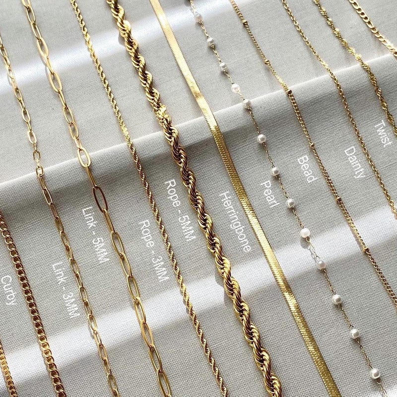 12 Gold Chain Anklet Men - Etsy