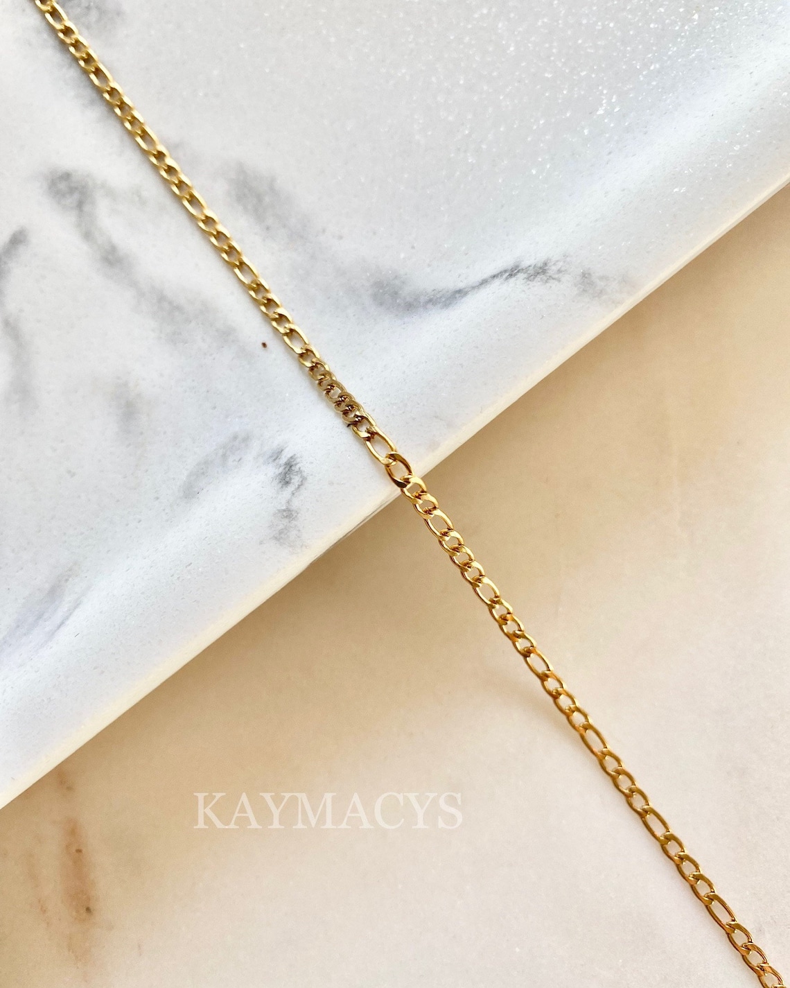 18k Gold Filled Figaro Bracelet Figaro Chain Bracelet Figaro - Etsy