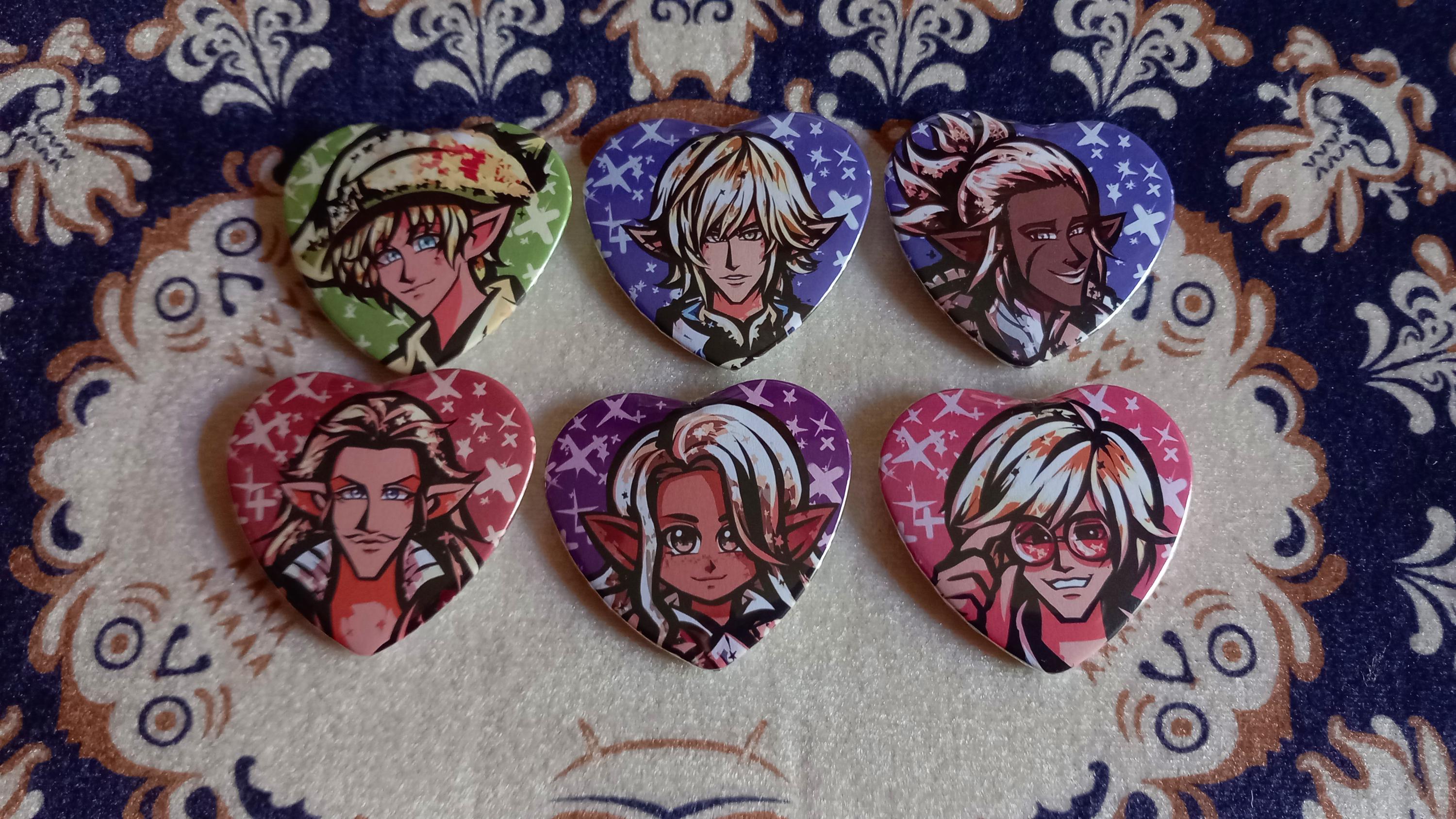 FFXIV Heart Badges - Etsy