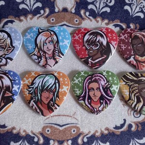 FFXIV Heart Badges - Etsy