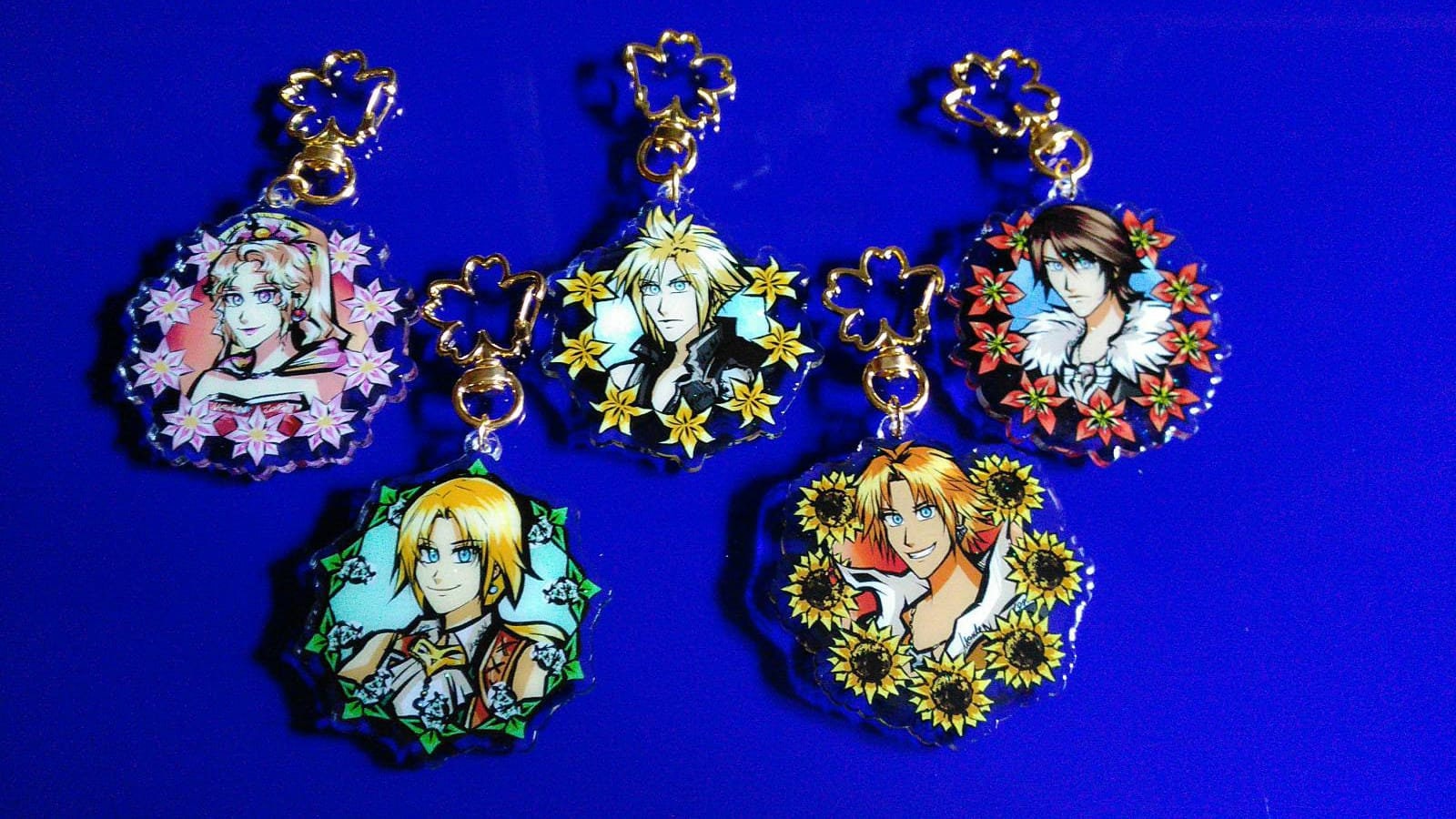 Final Fantasy Dissidia Flowers Charms - Etsy