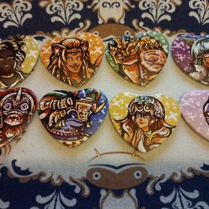 FFXIV Heart Badges - Etsy