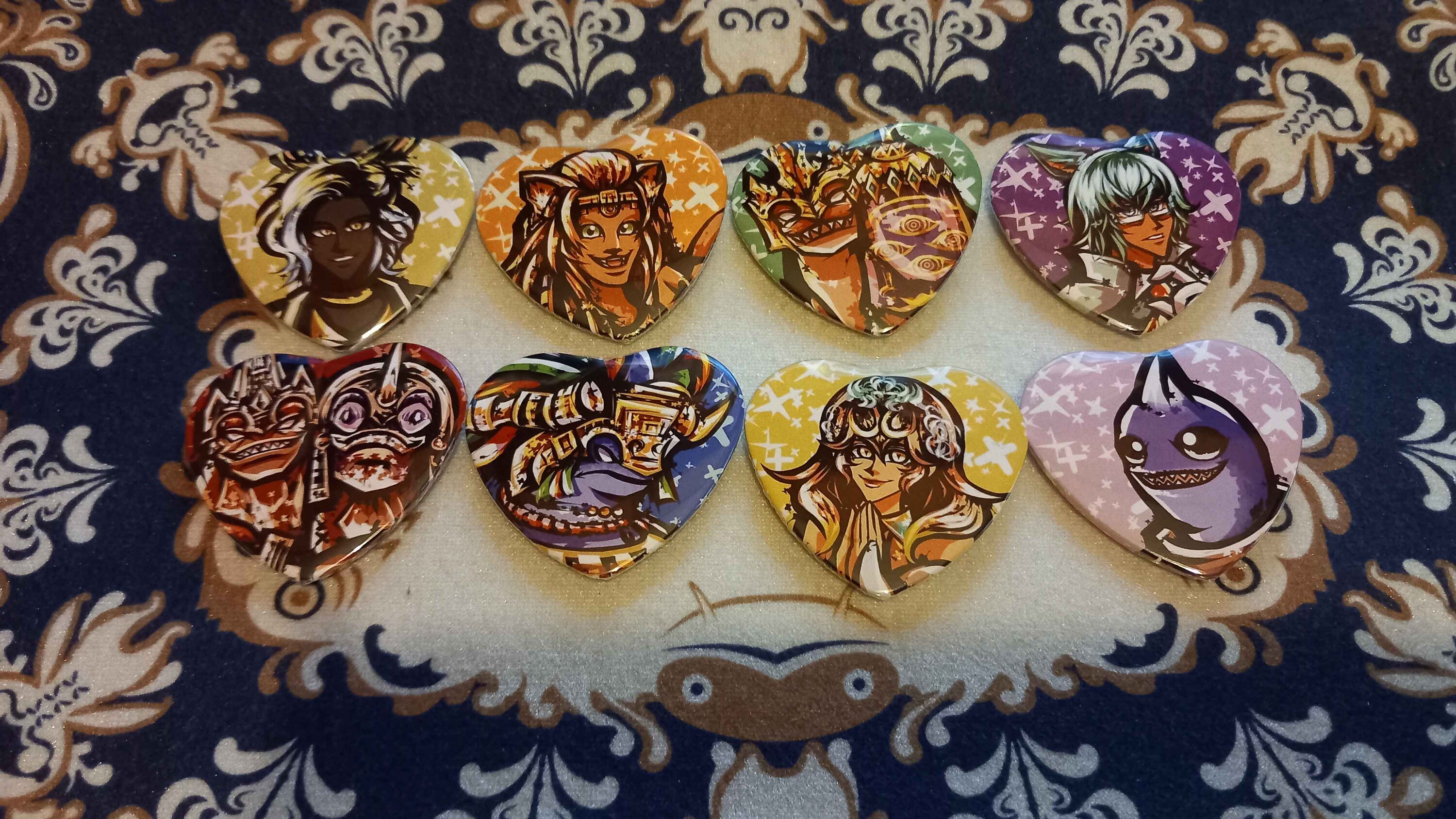 FFXIV Heart Badges - Etsy
