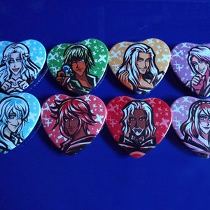 FFXIV Heart Badges - Etsy