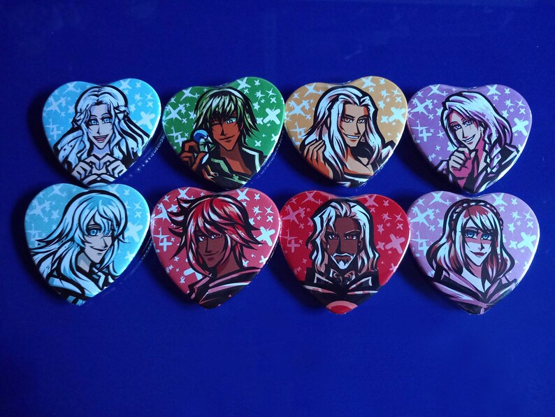 FFXIV Heart Badges - Etsy