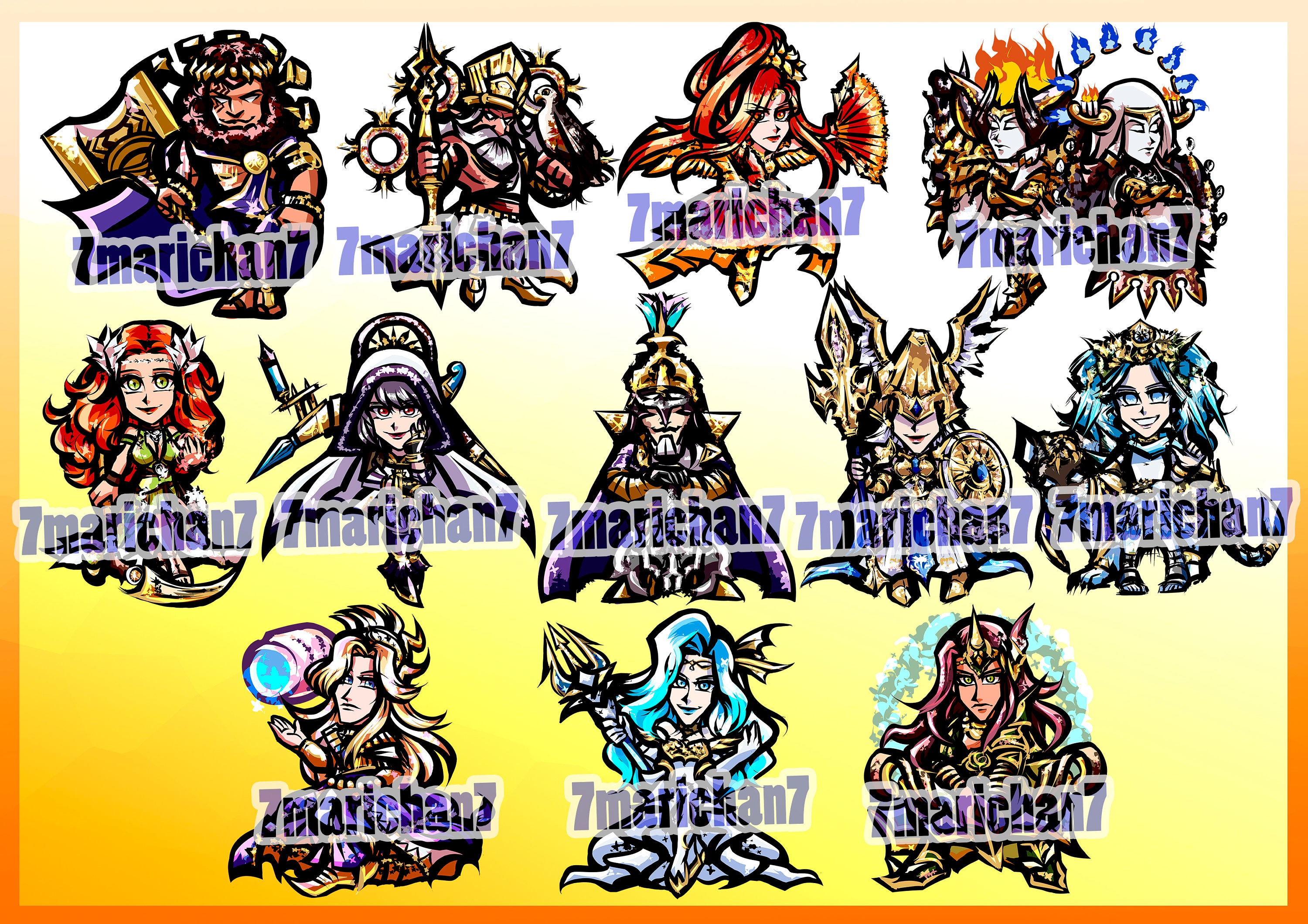 FFXIV the Twelve Charms - Etsy