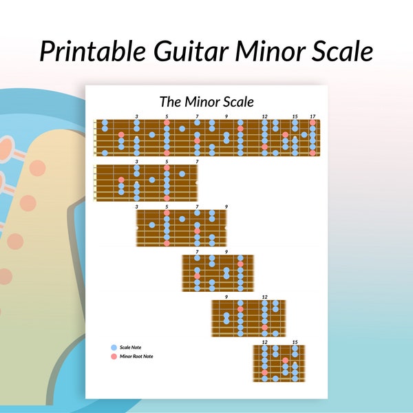 Minor Scale Chart - Etsy