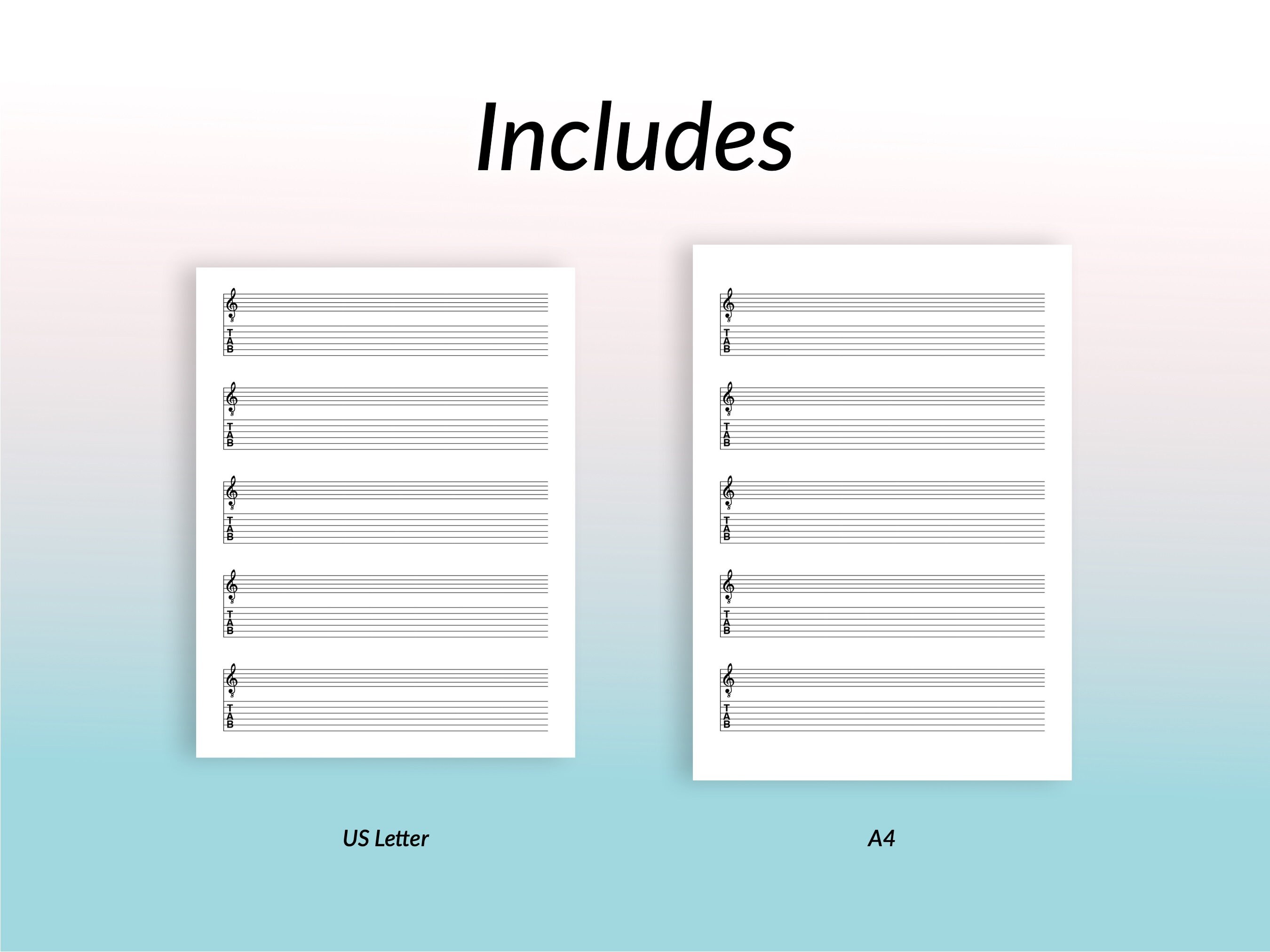 Blank Sheets Bundle - Etsy