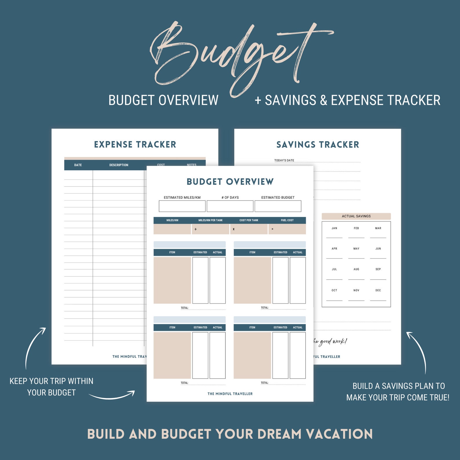 Road Trip Planner Printable, Digital Vacation Journal, Travel Planner ...