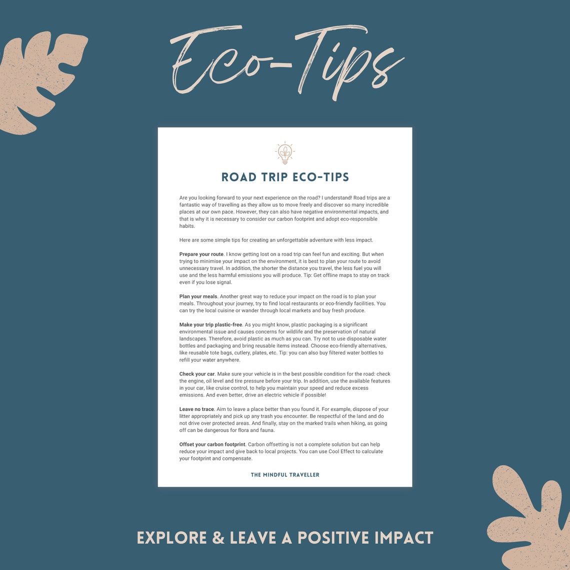 Road Trip Planner Printable, Digital Vacation Journal, Travel Planner ...