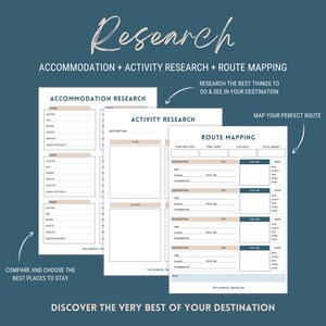 Road Trip Planner Printable, Digital Vacation Journal, Travel Planner ...