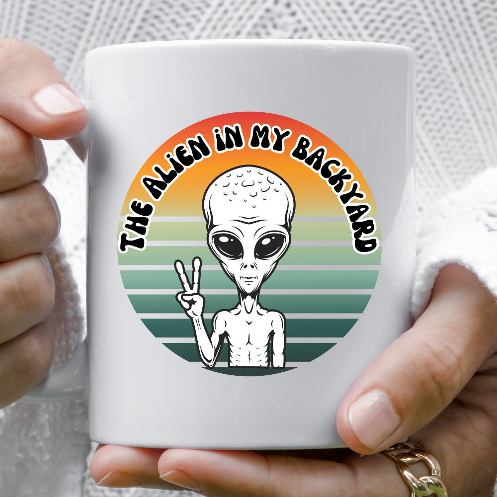 Las Vegas Alien Mug the Alien in My Backyard UFO Coffee - Etsy UK