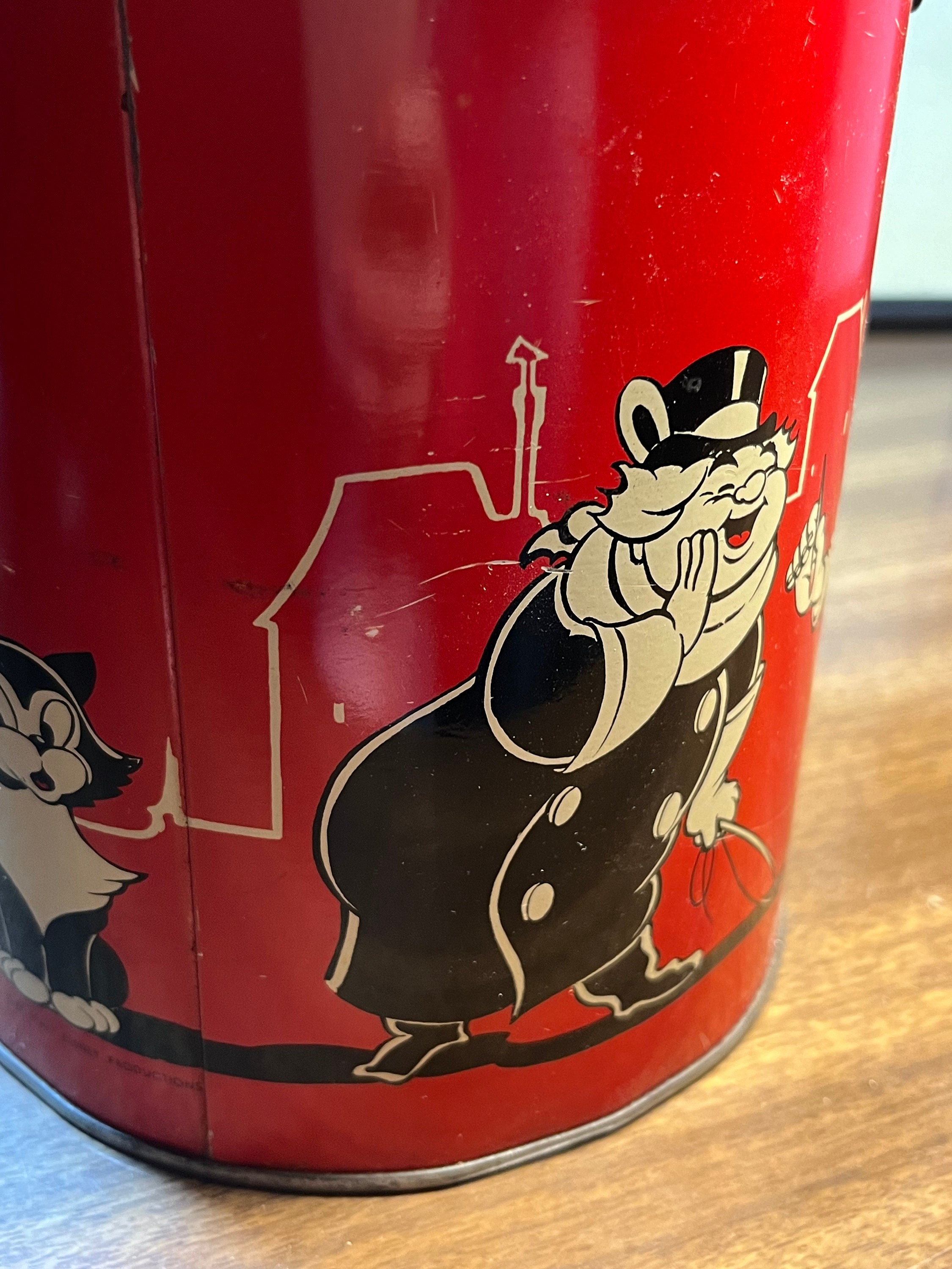 1940s Disney Tin Cylinder Lunch Pail - Etsy