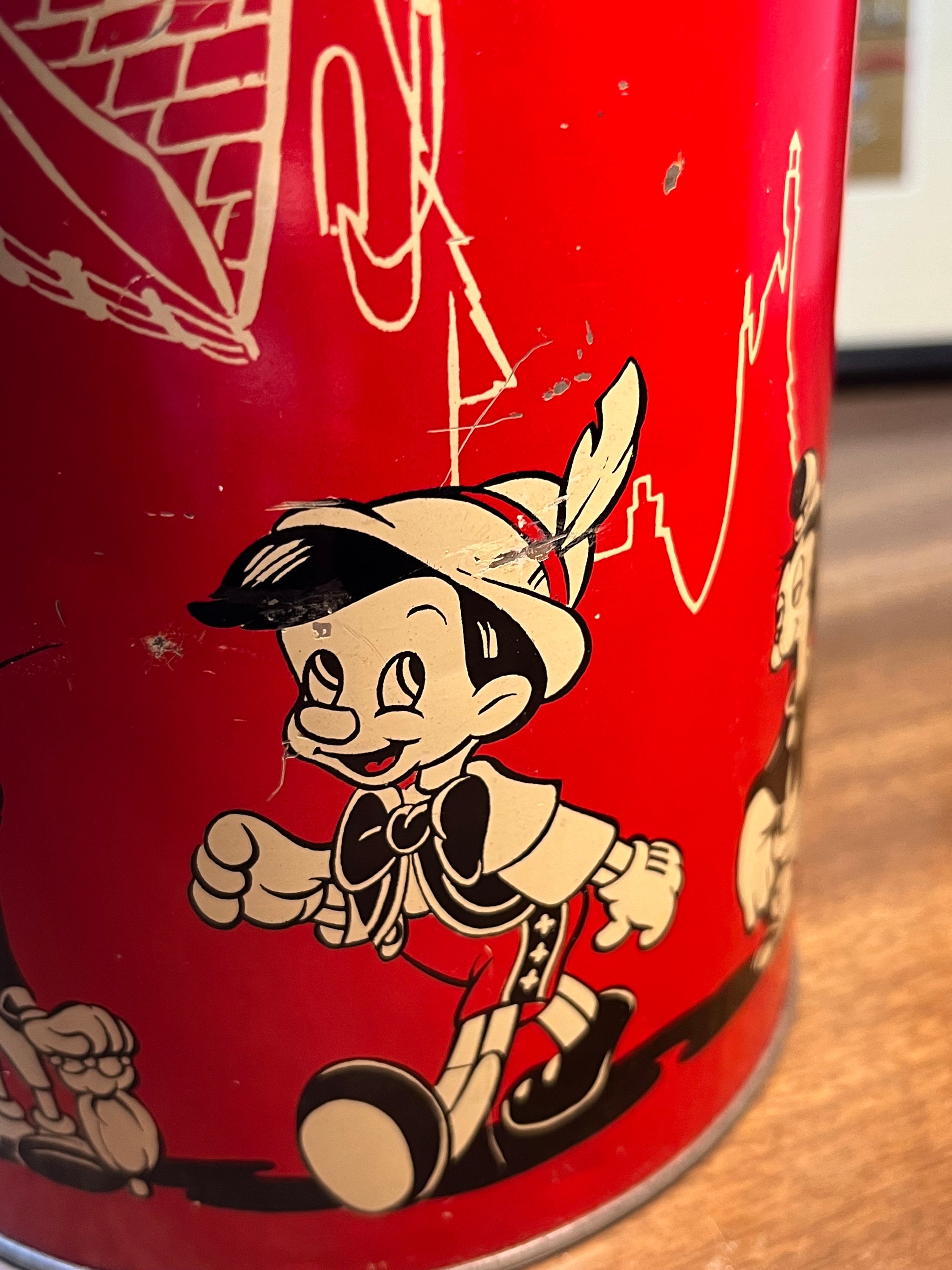 1940s Disney Tin Cylinder Lunch Pail - Etsy