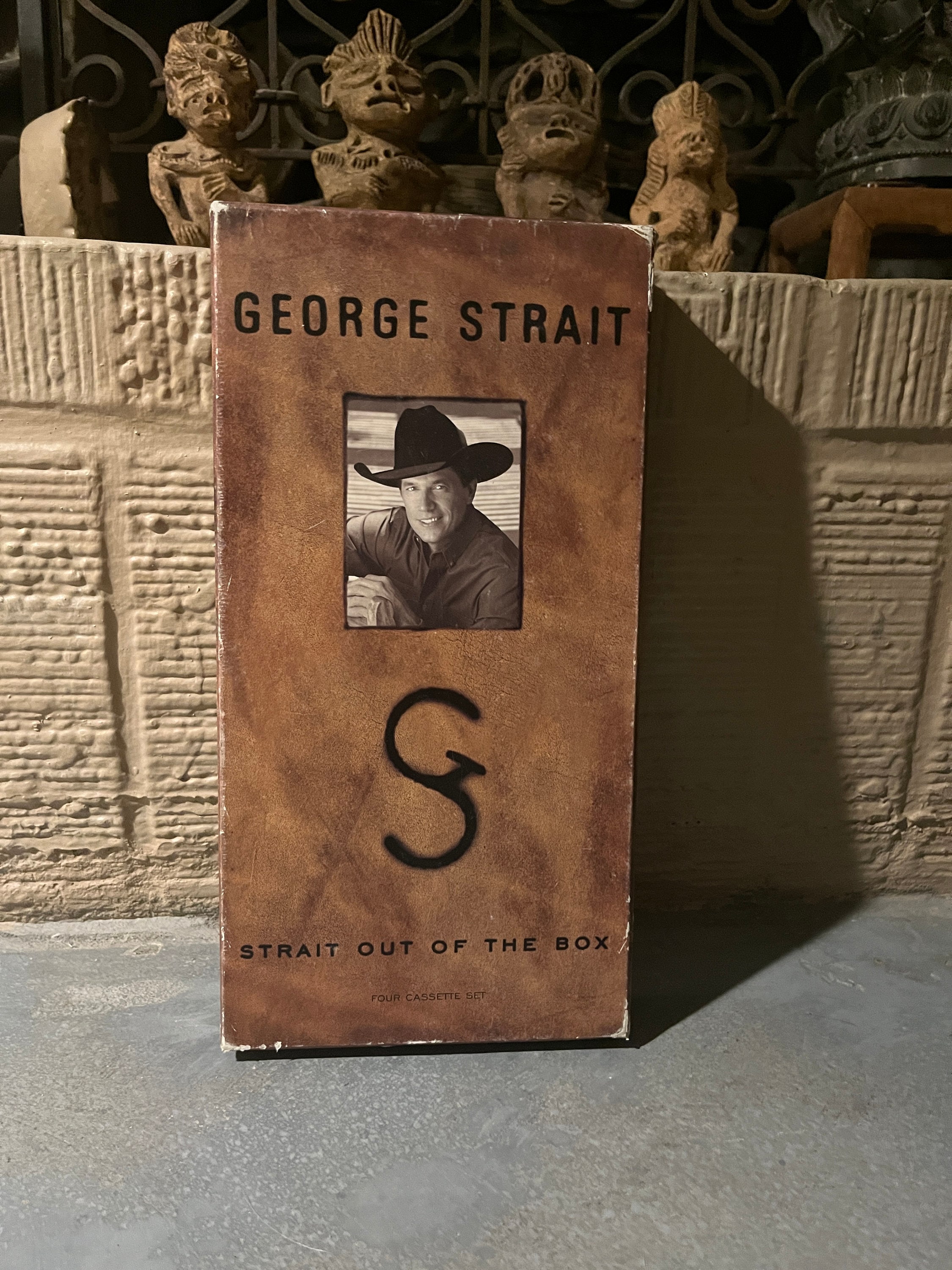 George Strait Strait Out of the Box four Cassette Box Set - Etsy
