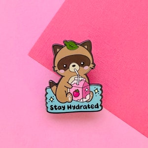 Mental Health Enamel Pin Set, Cute Animals Personal Growth Gift Kawaii ...