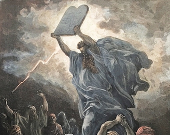 Moses V14 Poster Print Art Home Wall Decor Catholic Painting - Etsy