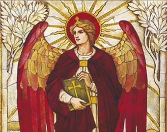 Saint Uriel the Archangel V3 Poster Print Art Home Wall Decor Catholic ...