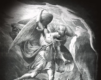 Saint Michael Archangelus Defeating Satan 1588 in a Niche Hubert ...