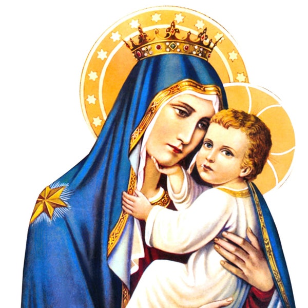 Our Lady of Mt Carmel Print - Etsy