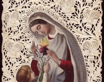 Our Lady of Fátima Holy Mary Mother of God Poster Print Art Home Wall ...